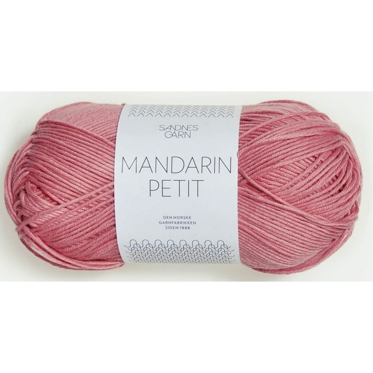 Mandarin petit, 100% bomuldsgarn fra Sandnes